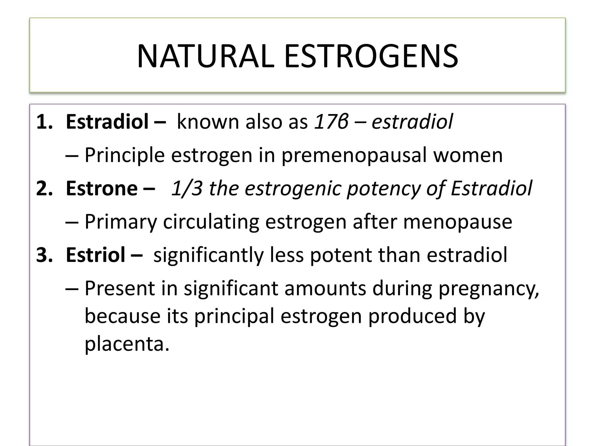 Estrogen | PPTX