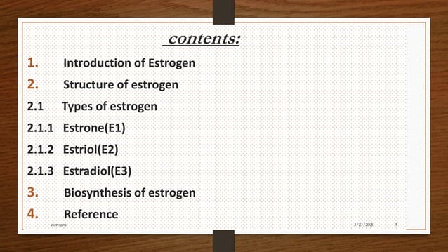 Estrogen and its synthesis | PDF