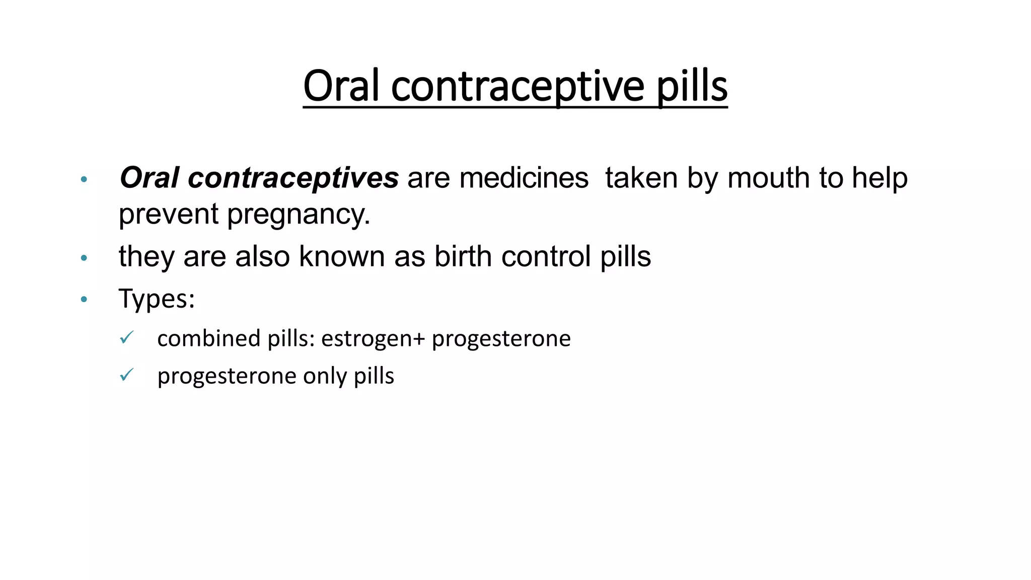 Estrogen, progesterone and contraceptives | PPTX
