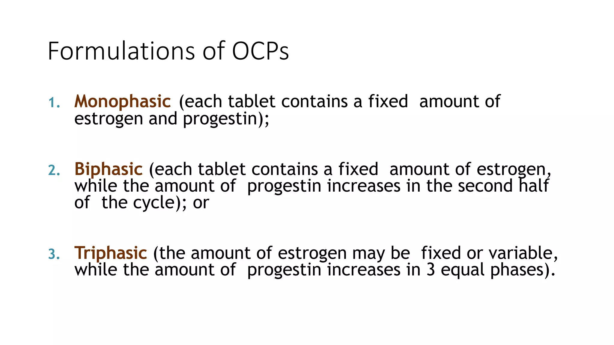Estrogen, progesterone and contraceptives | PPTX