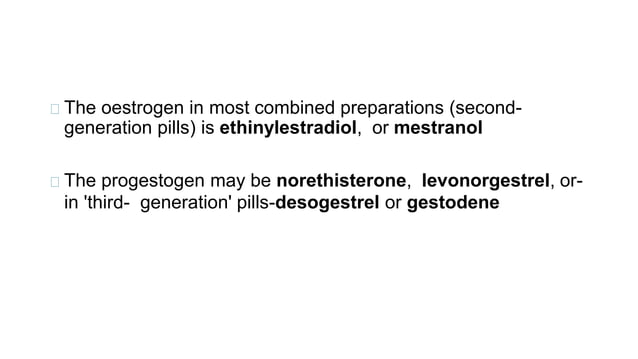 Estrogen, progesterone and contraceptives | PPTX | Menopause ...