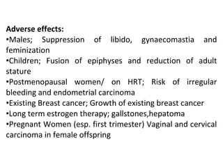 Estrogen, progestin, ocp | PPT