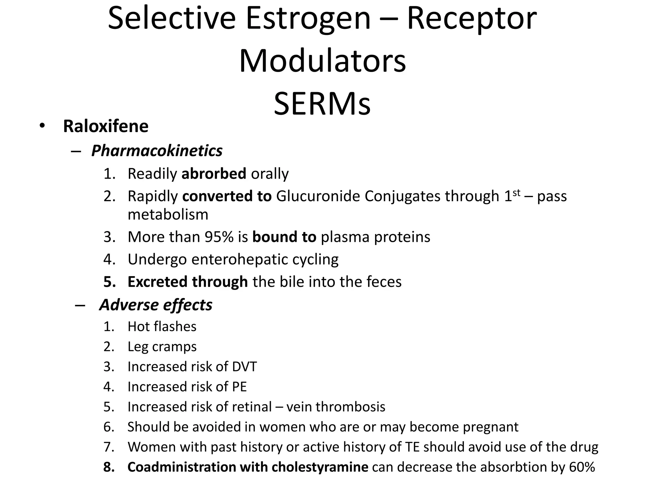 Estrogens ( Mechanism of action, adverse effects, pharmacokinetics and ...