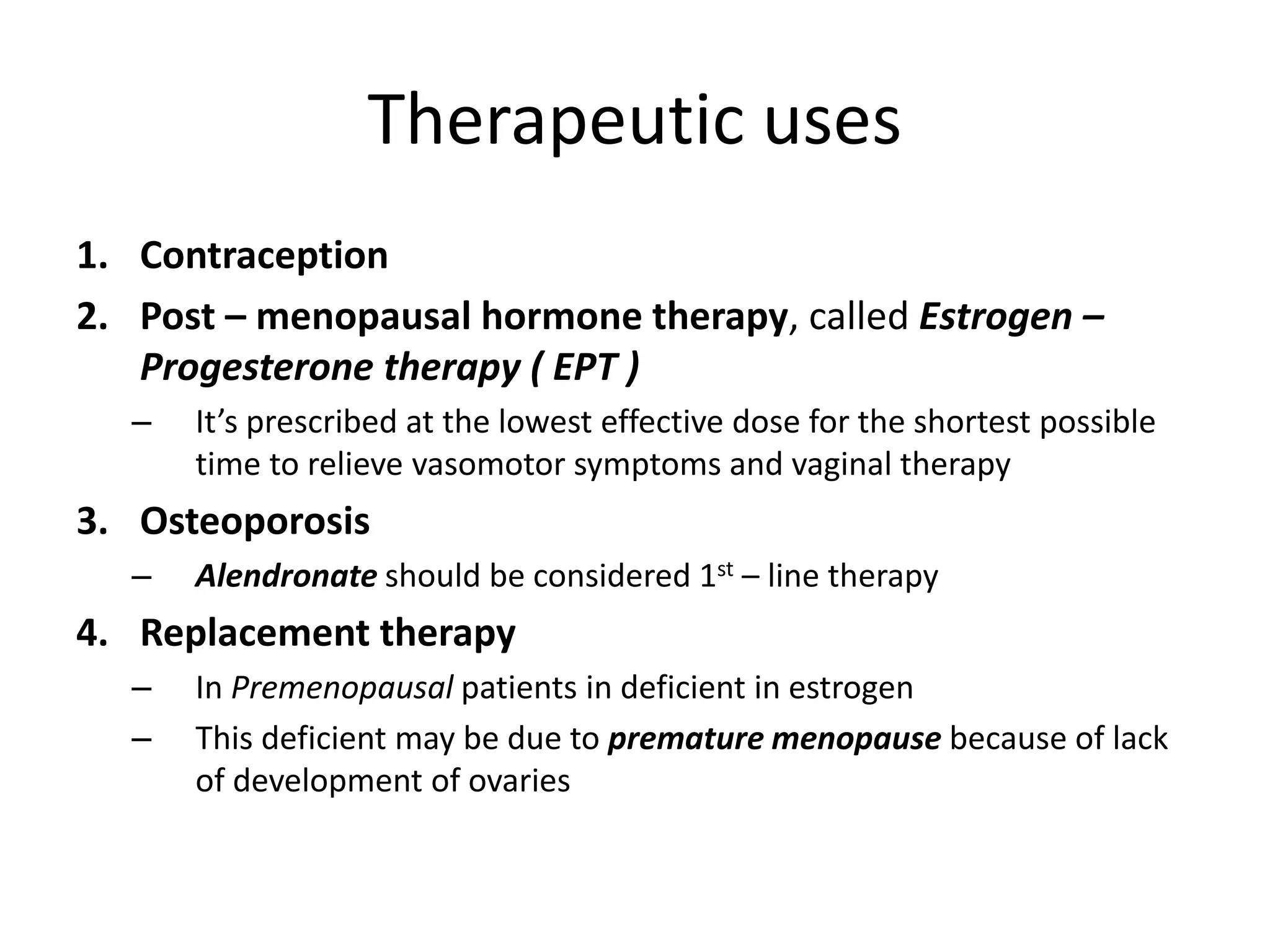 Estrogens ( Mechanism of action, adverse effects, pharmacokinetics and ...