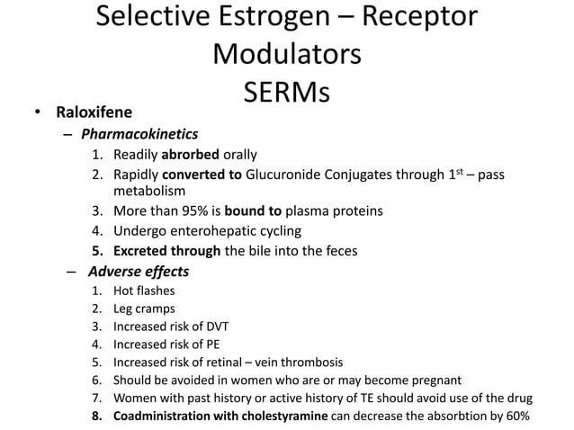 Estrogens ( Mechanism of action, adverse effects, pharmacokinetics and ...