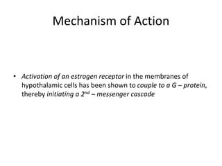 Estrogens ( Mechanism of action, adverse effects, pharmacokinetics and ...