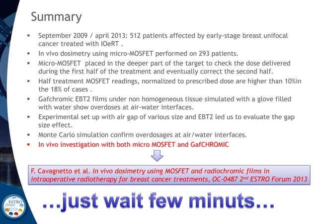 IORT_ in vivo dosimetry | PPT
