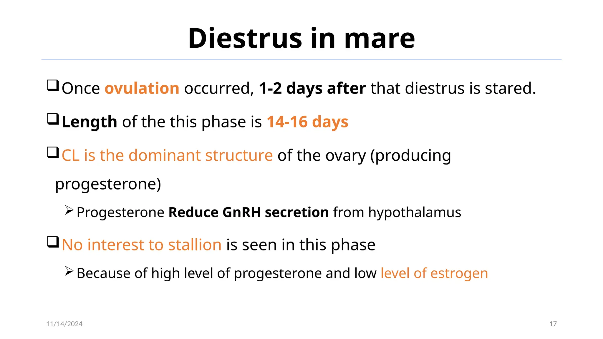 Estrus cycle in mare and its different phases.pptx