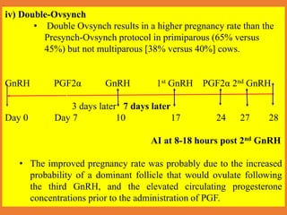 Estrous synchronization in farm animals | PPTX