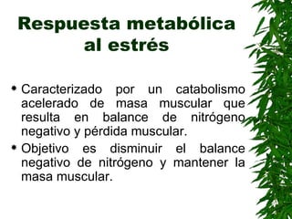 Estrés metabolico | PPT