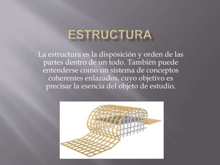 Estructuras de la Arquitectura. | PPTX