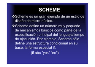 Estructura BáSica Del Lenguaje Scheme | PPT