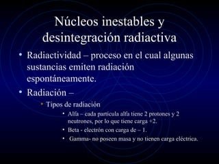 Estructura del atomo | PPT