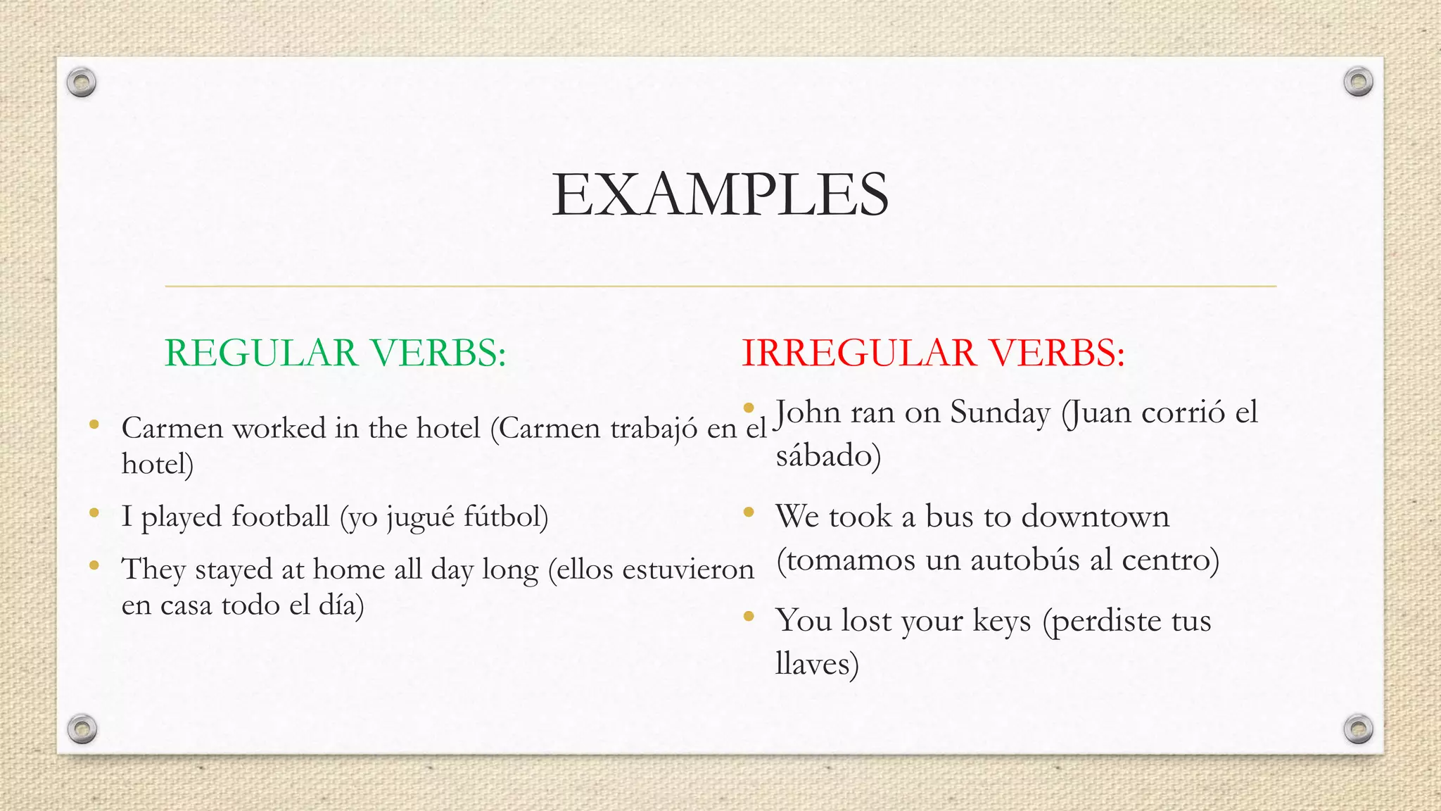 Estructura del-pasado-simple-ingles3 | PPT