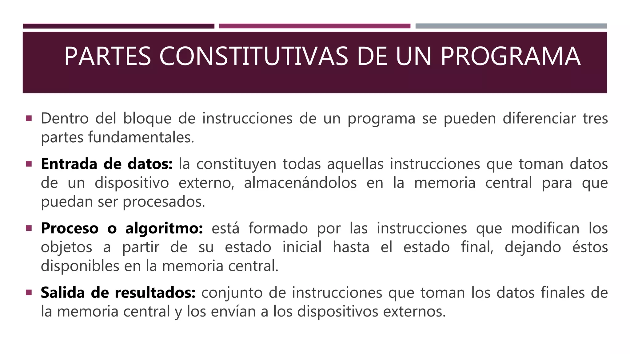 Estructura general-de-un-programa | PPT