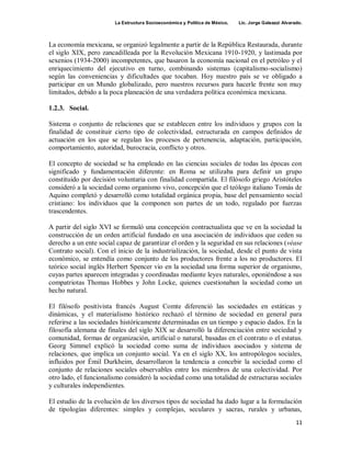 Estructura socioeconomica-politica-mexico 2 | PDF