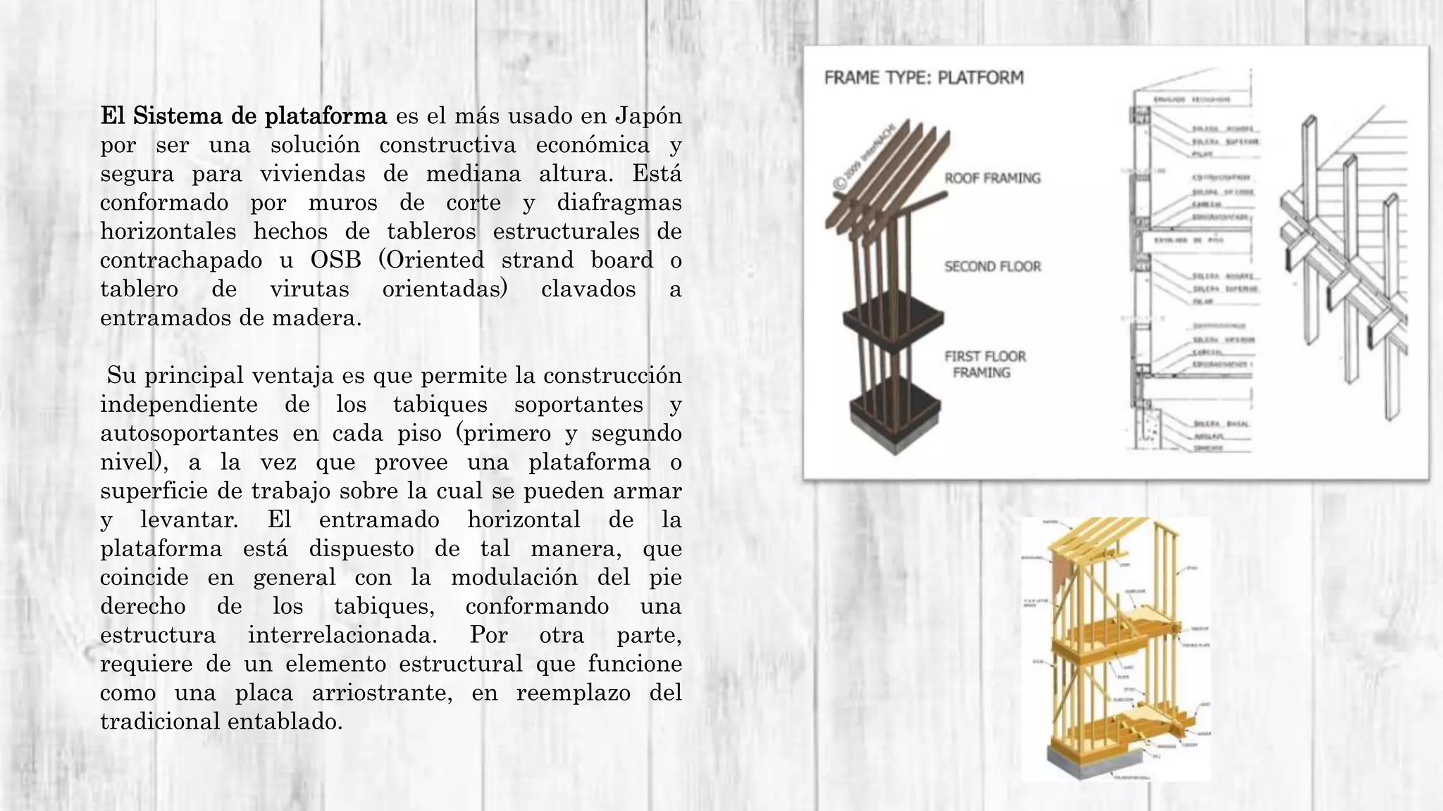 sistema constructivo de madera | PPTX