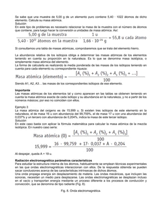 Estructura atómica de la materia | DOC
