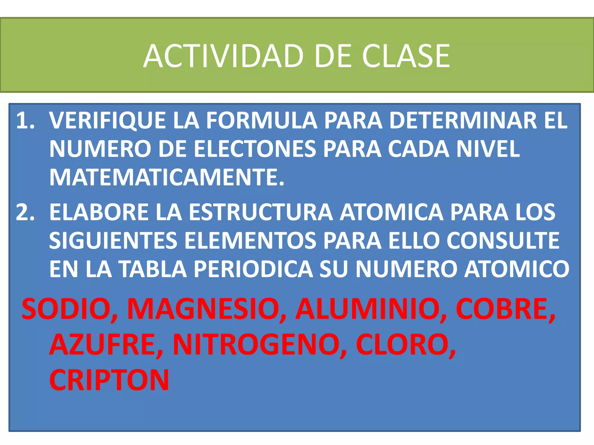 Estructura atomica 9 | PDF
