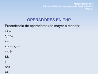 Estructura Básica de PHP | PPT
