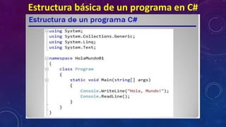 Estructura básica de un programa en C_Sharp.pptx