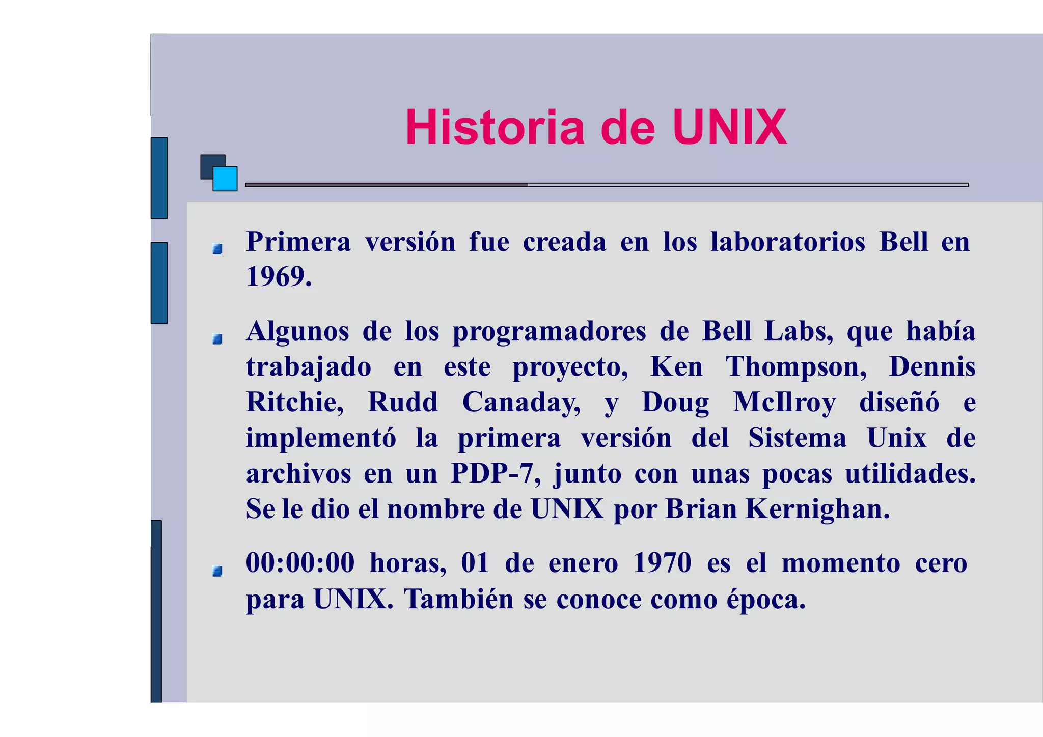 Estructura básica general del sistema unix | PDF