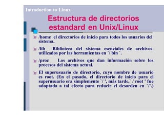 Estructura básica general del sistema unix | PDF