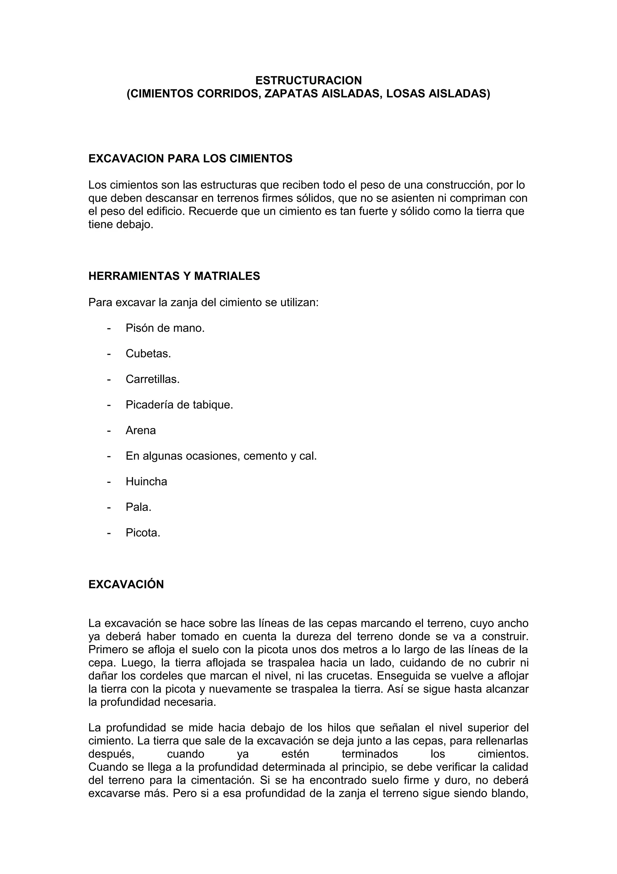 Estructuracion | DOC