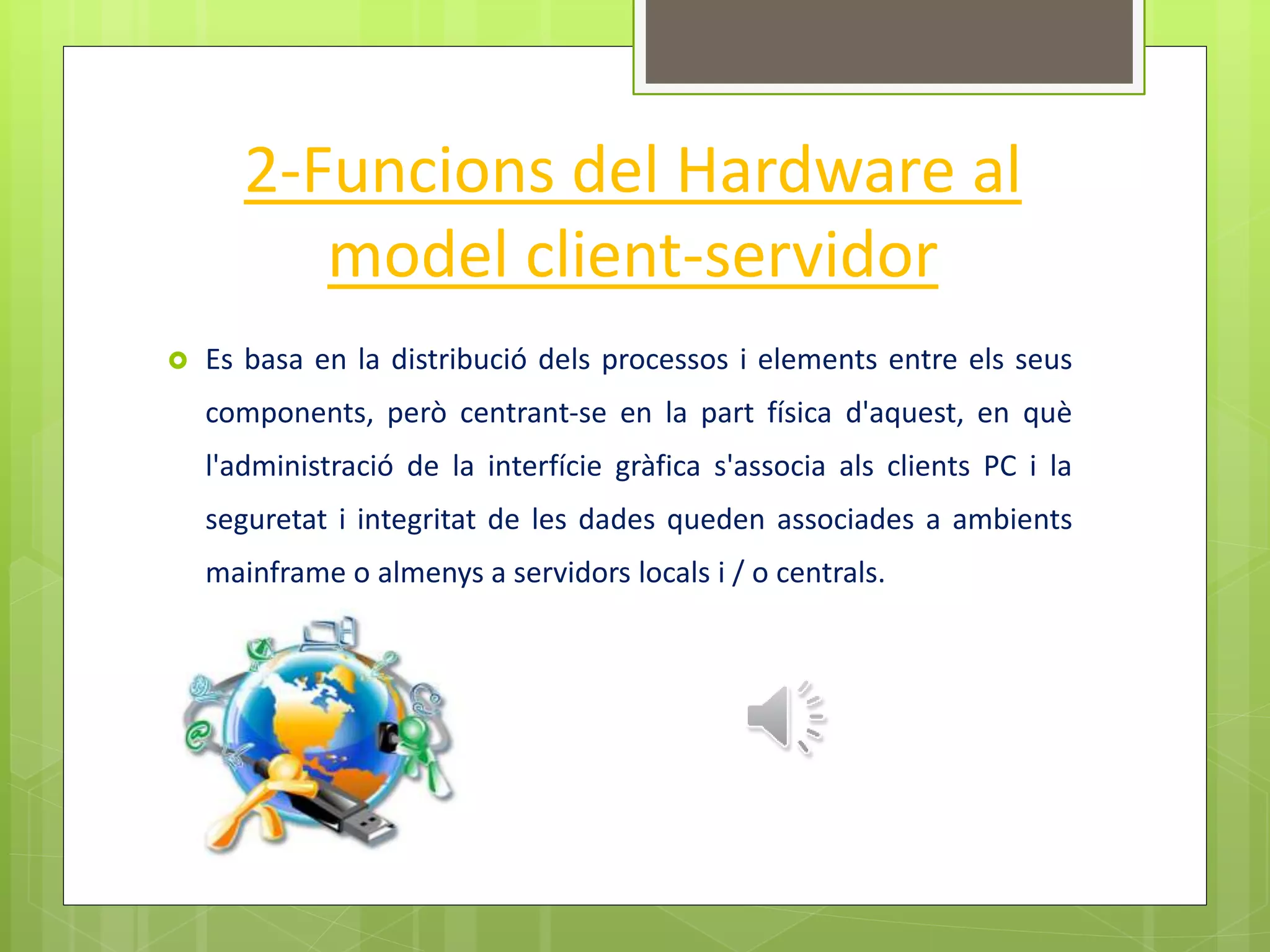 Treball de l'estructura client-servidor | PPTX