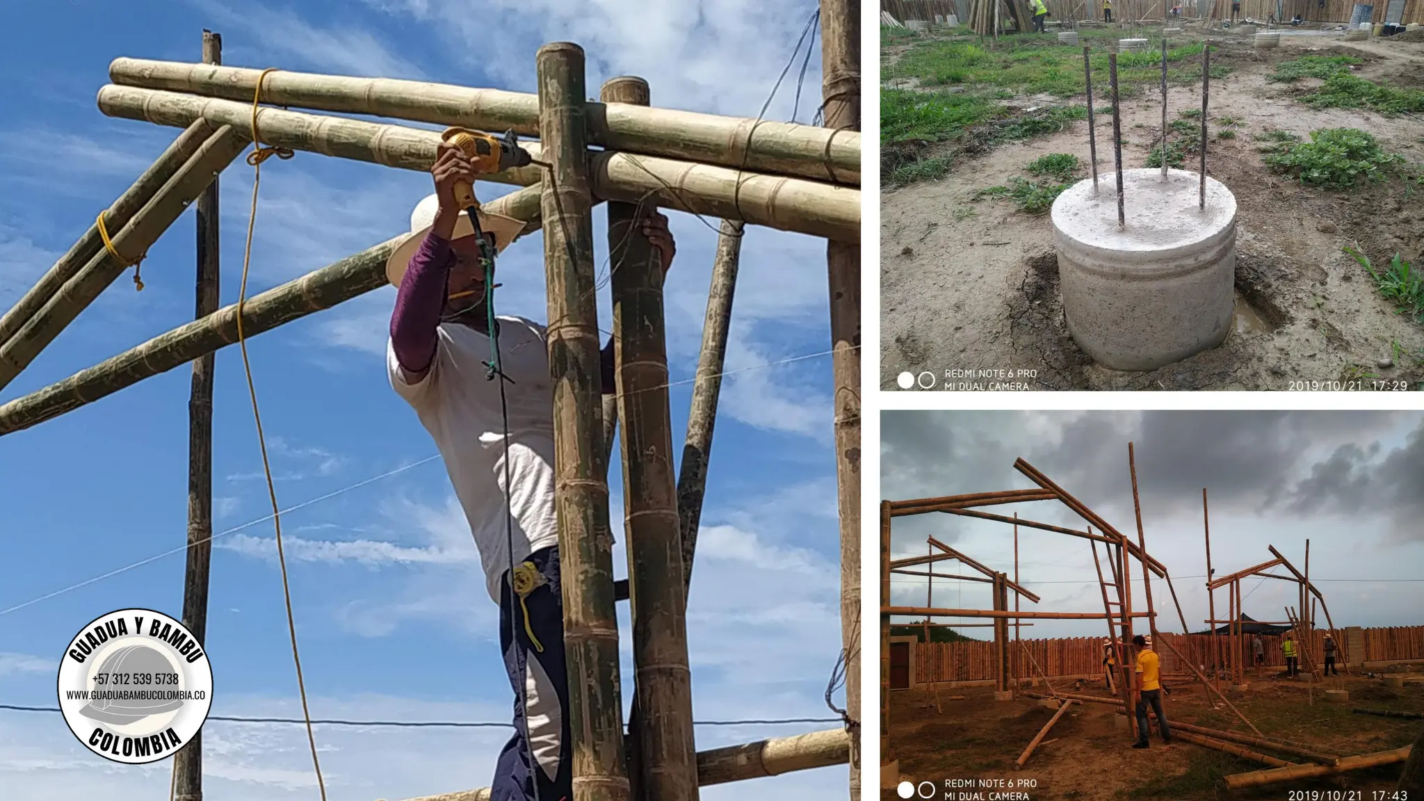 ESTRUCTURA de COLUMNAS Y VIGAS EN BAMBU GUADUA | PDF
