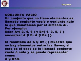 Estructura conjuntos | PPT | Descarga Gratuita