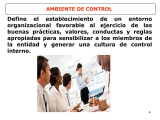 La estructura de control interno | PPT