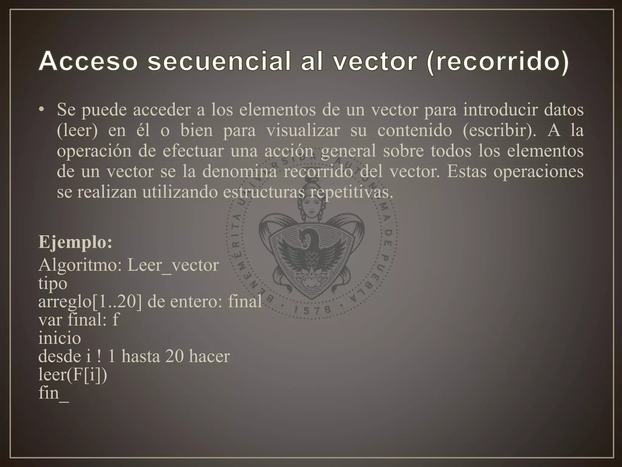 Estructura De Datos Arreglos Ppt