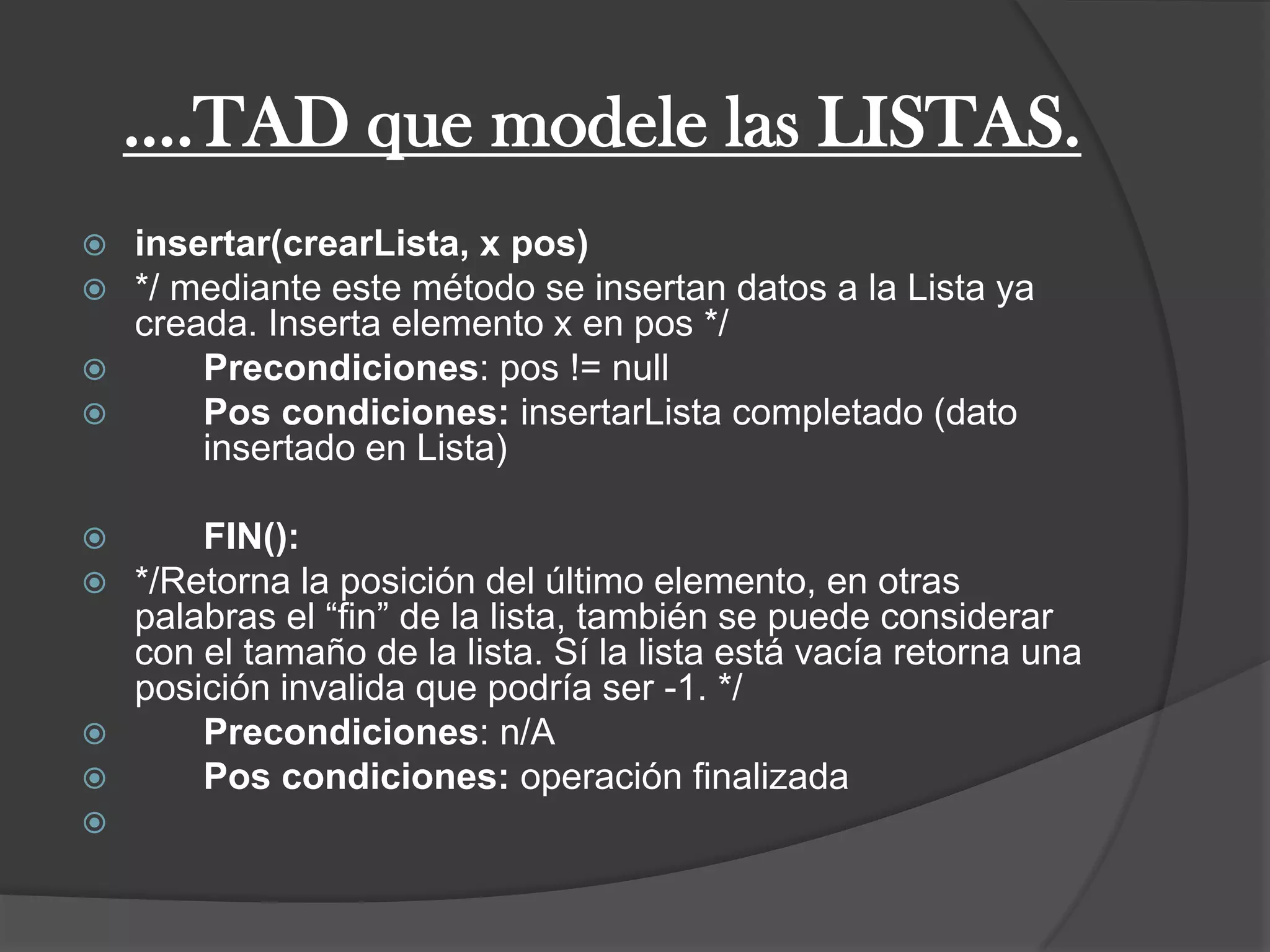 Estructura de datos listas, pilas y colas | PPT