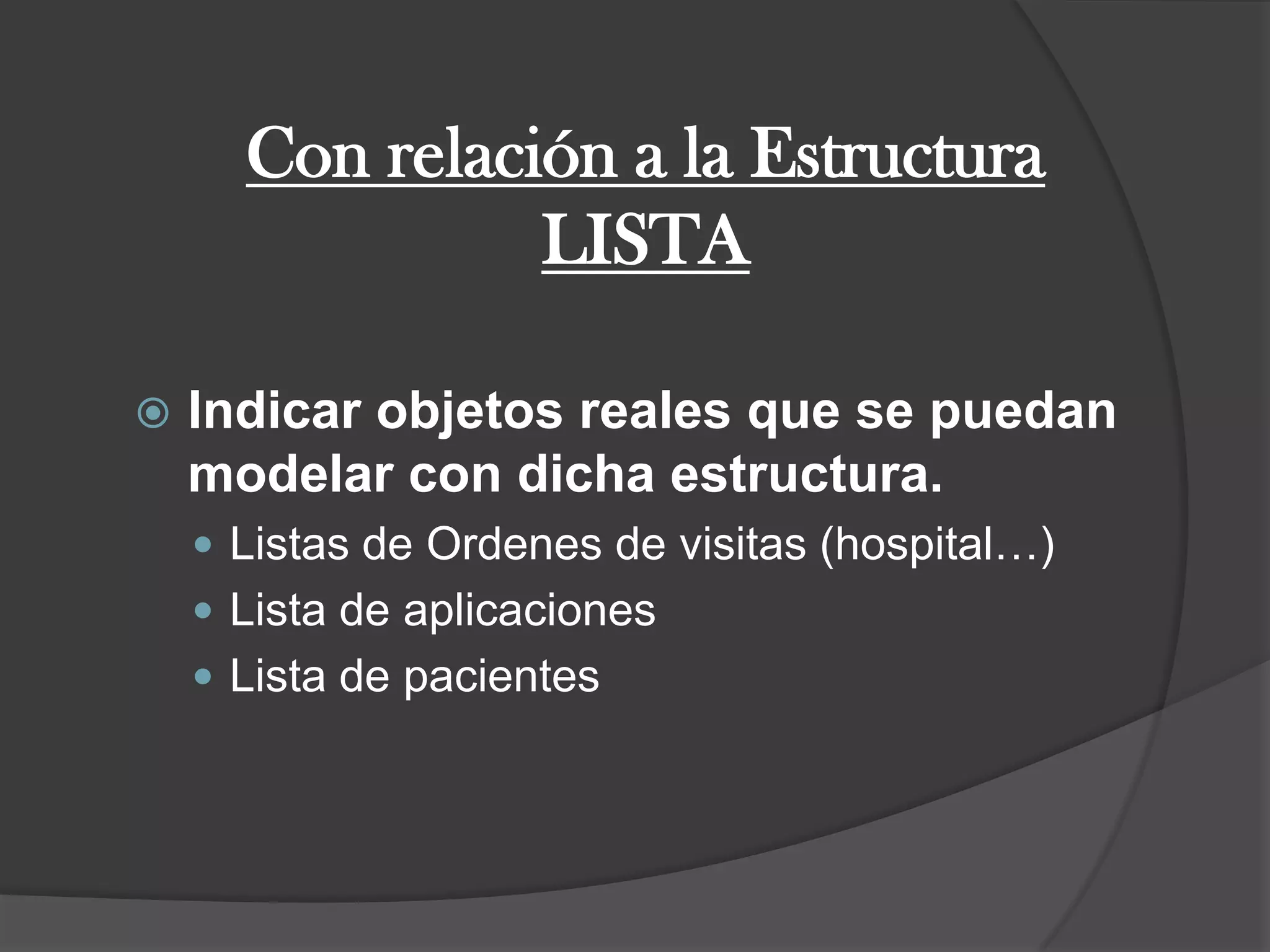Estructura de datos listas, pilas y colas | PPTX