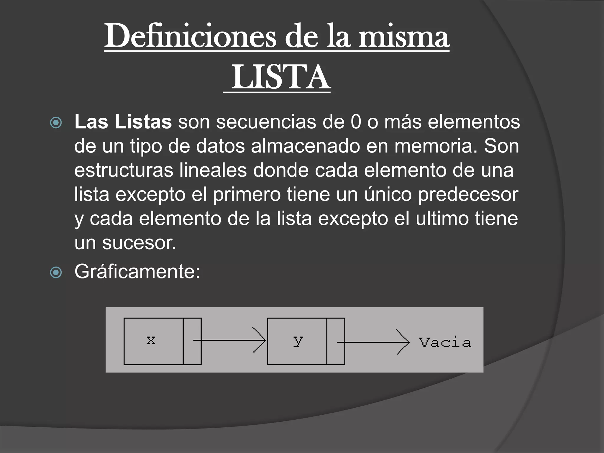 Estructura de datos listas, pilas y colas | PPTX
