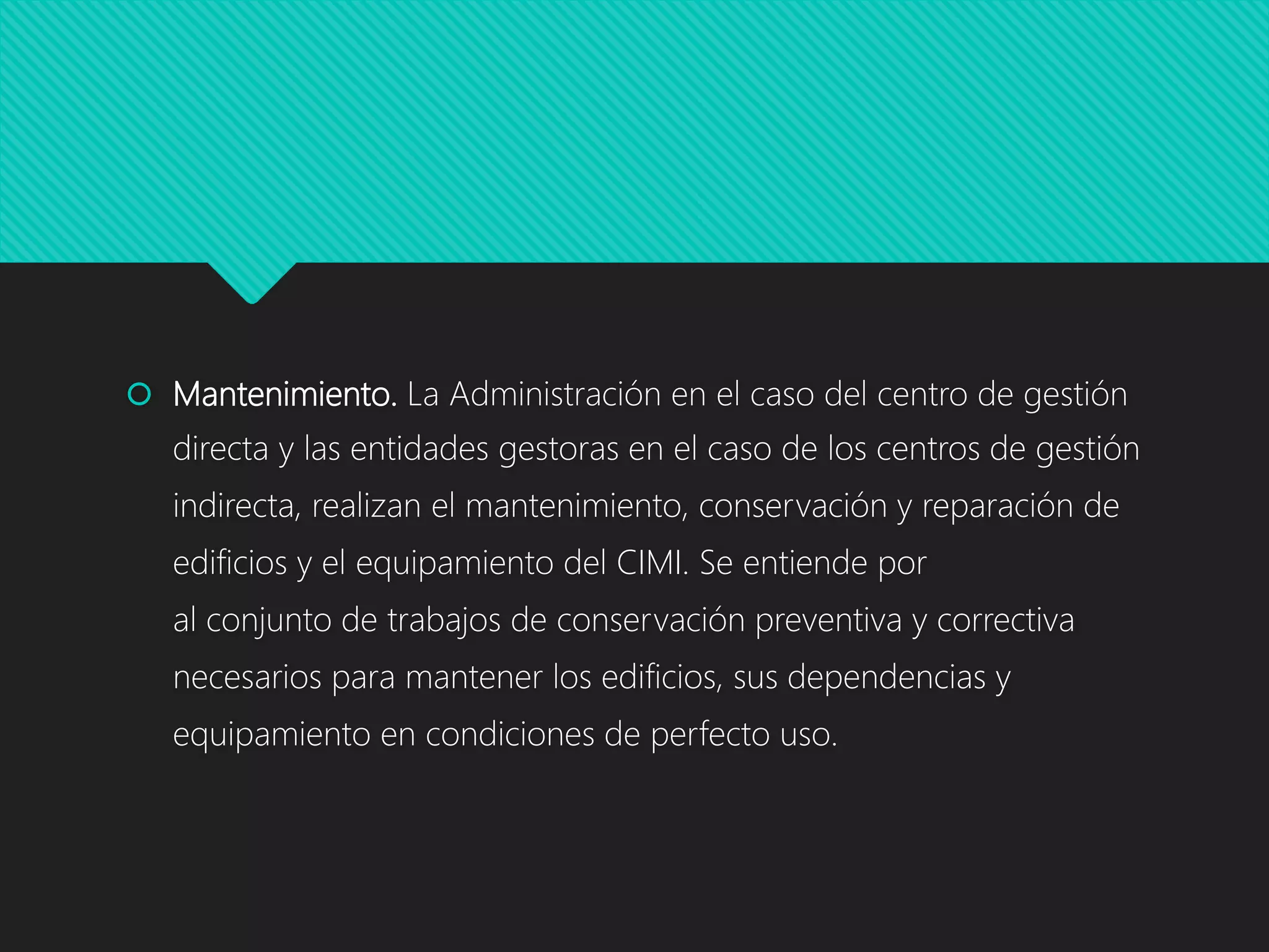 Estructura de espacios físicos en cimis | PPT