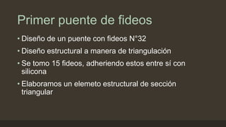 Estructura de fideos | PPTX