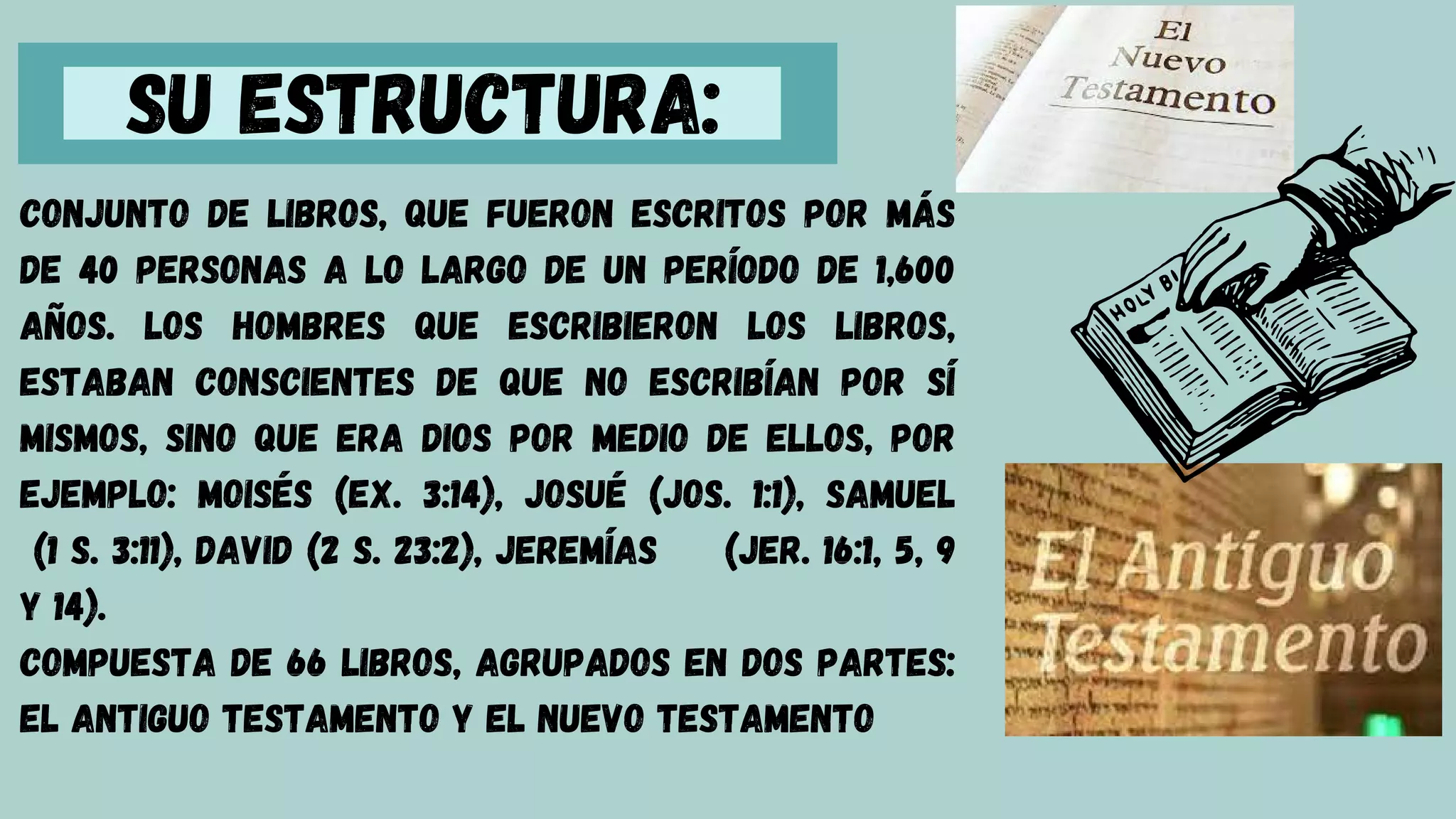 Estructura de la biblia | PDF