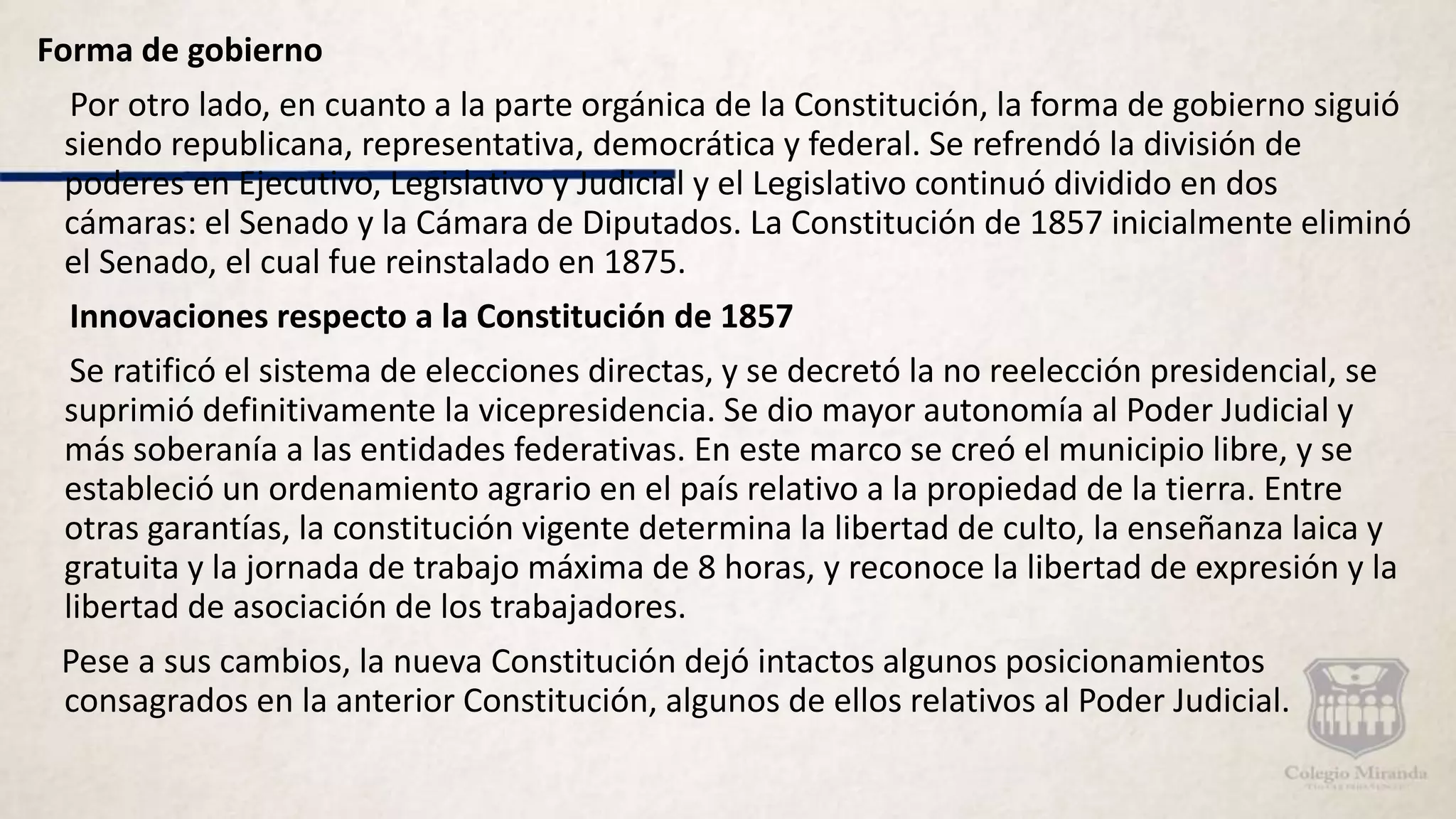Estructura de la constitucion politica | PPTX