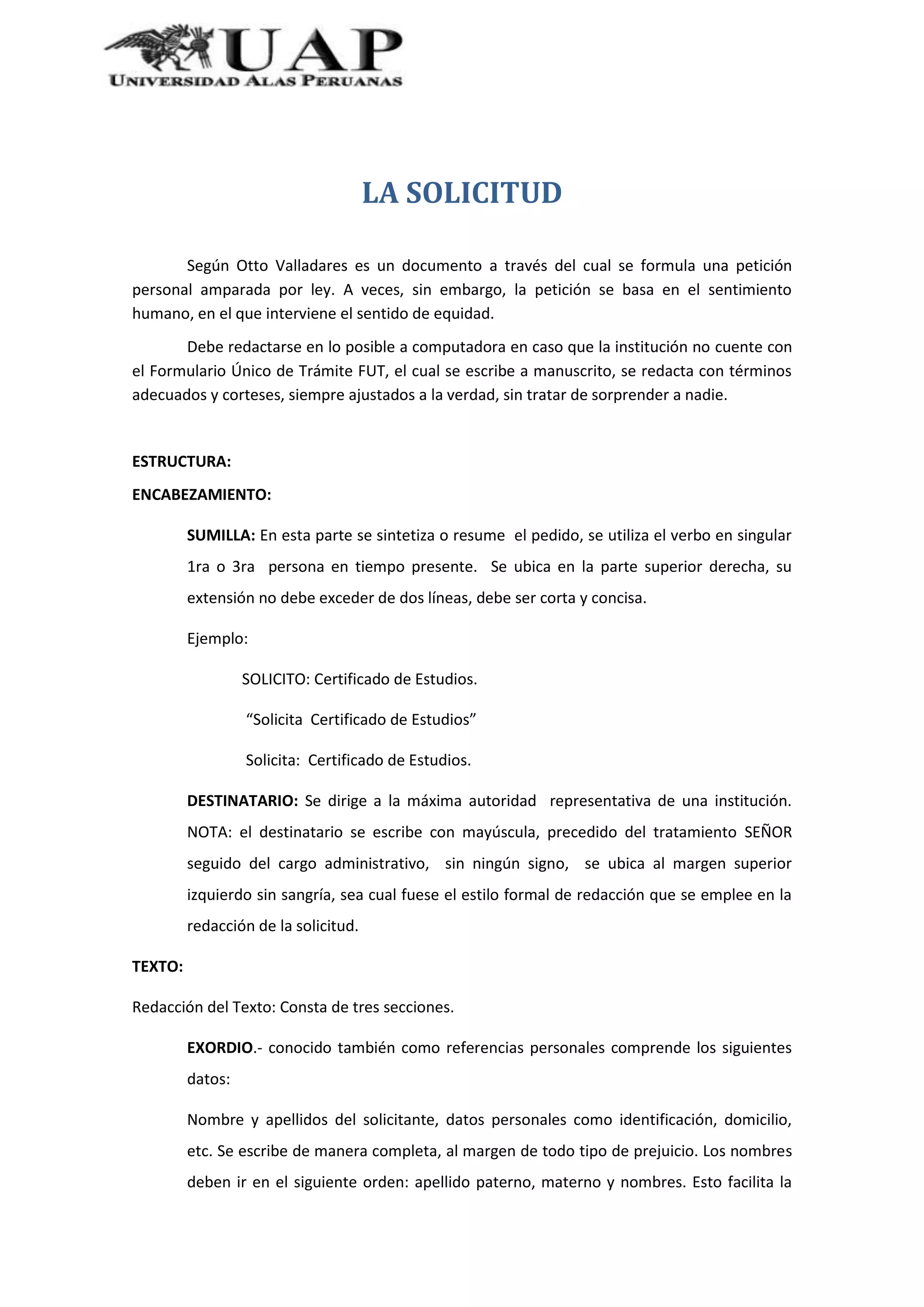 Estructura de la documentación administrativa | DOCX