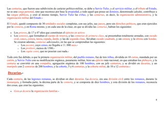 Estructura de la legion romana | PDF