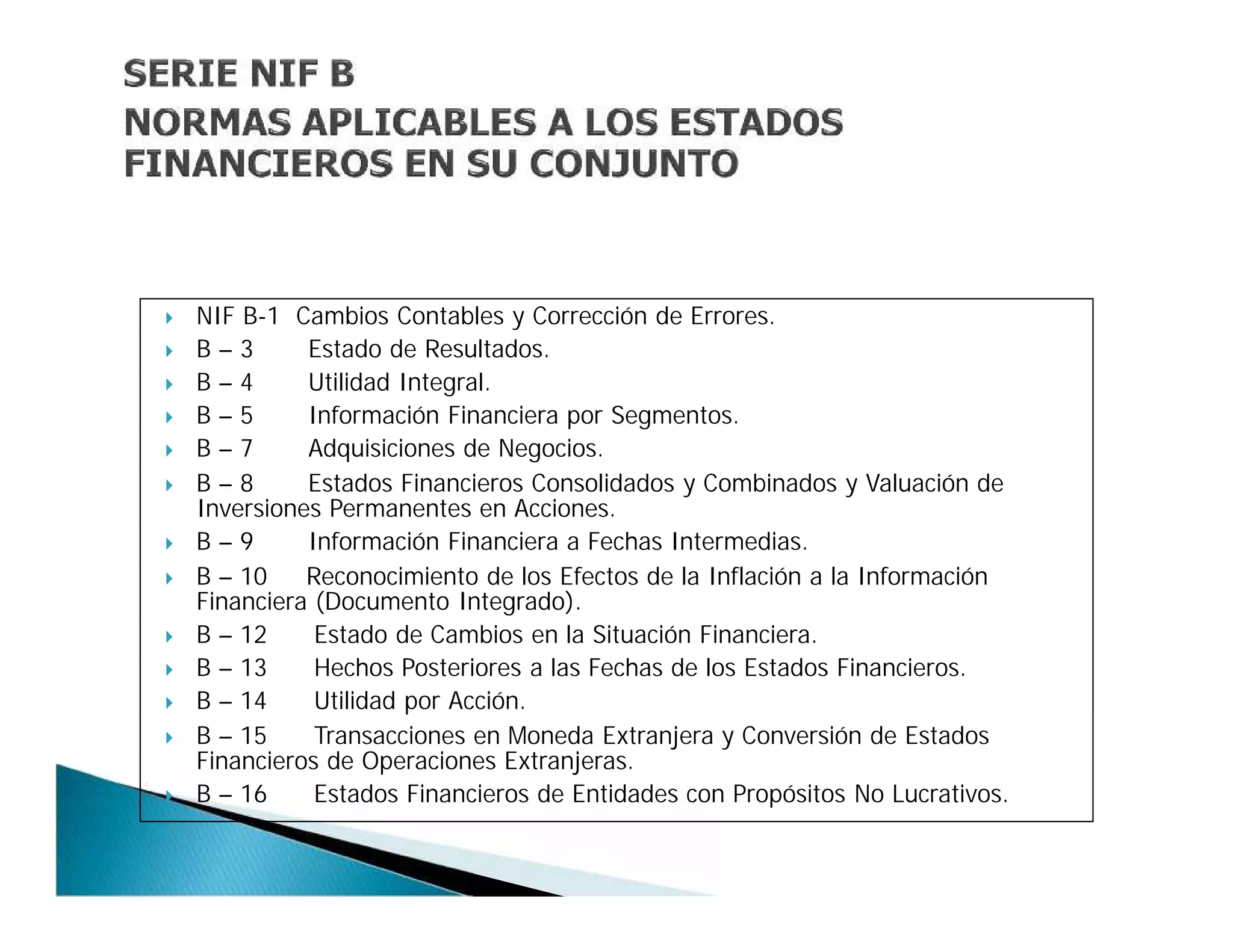 Estructura de las nif | PPT