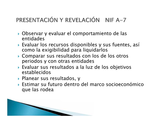 Estructura de las nif | PPT