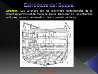 Estructura de un buque, tema de estudios generales de navegación | PPT