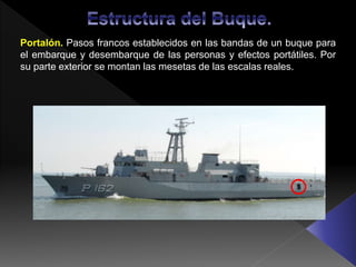Estructura de un buque, tema de estudios generales de navegación | PPT