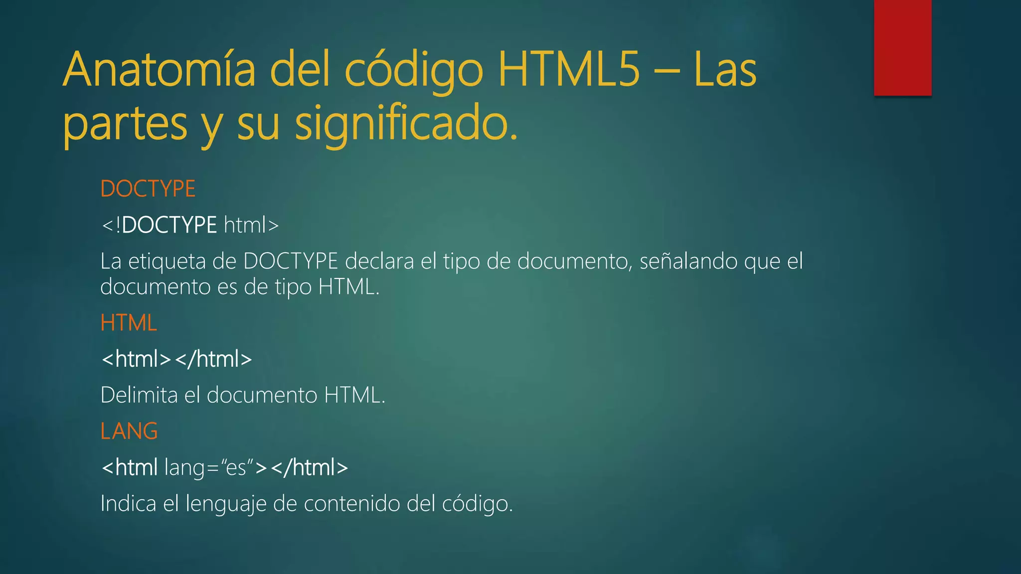 Anatomía Del Documento Html