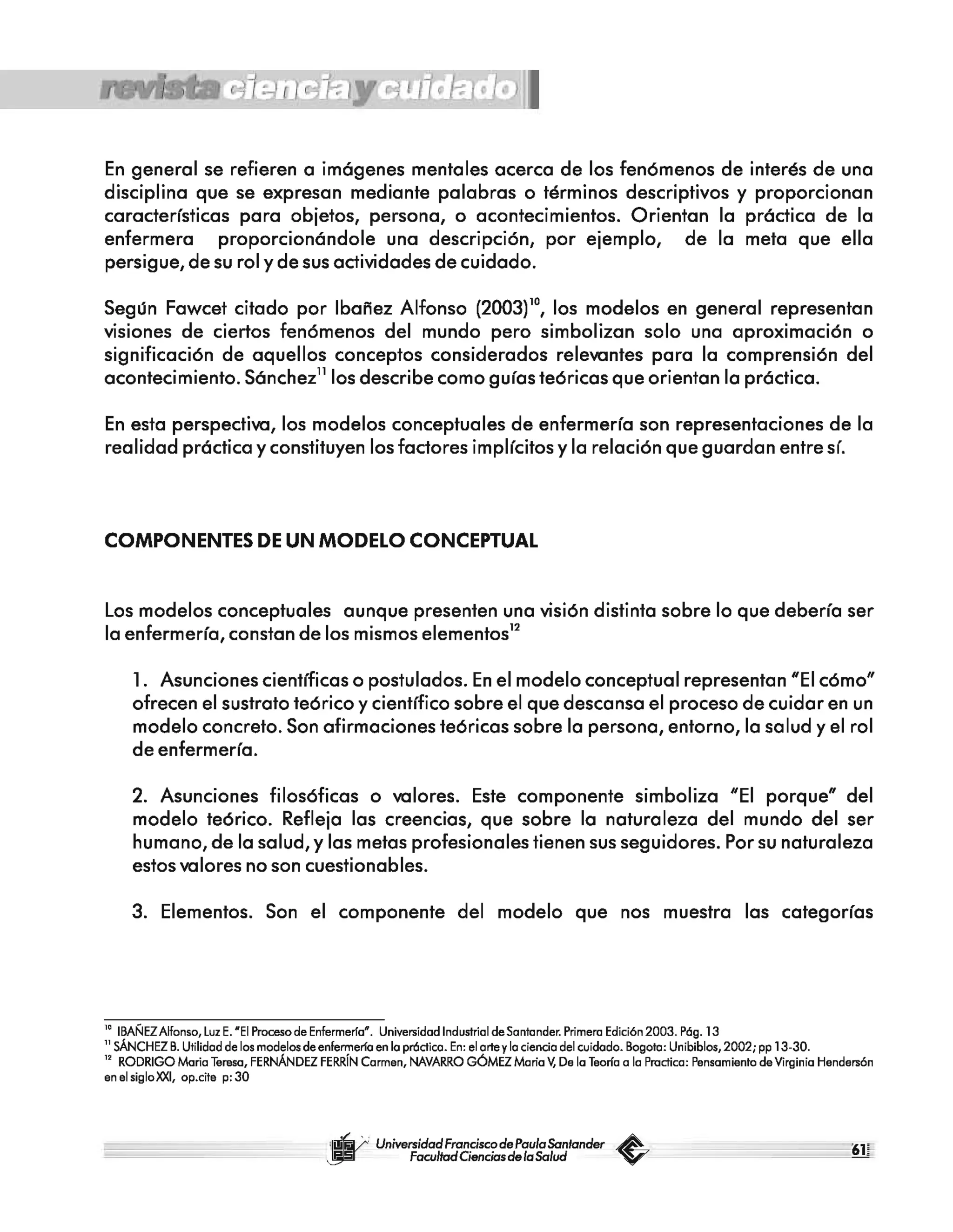 Estructura Del Conocimiento Contemporáneo De Enfermería Pdf