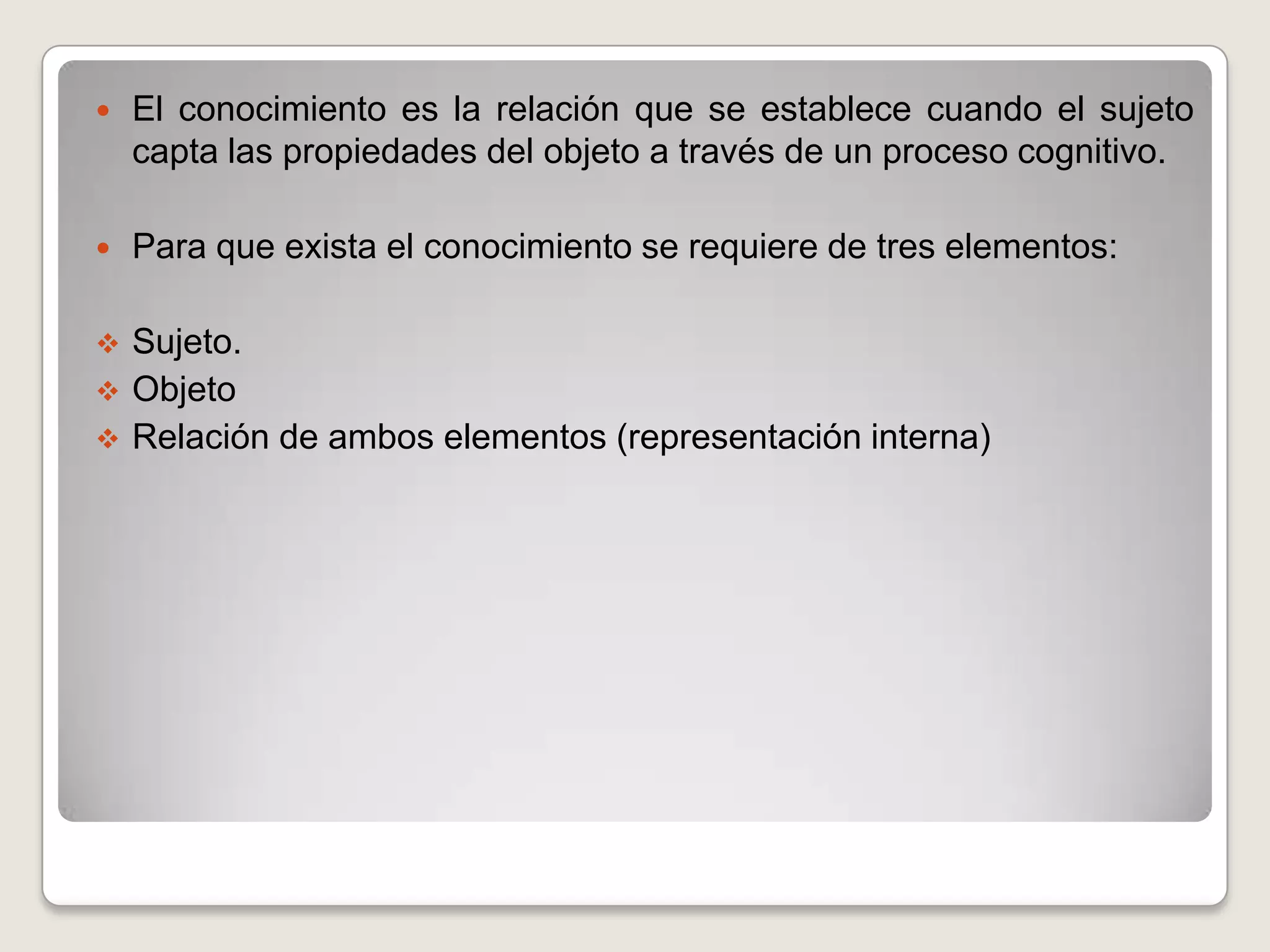 Estructura del conocimiento, elementos basicos del conocimiento | PPTX ...