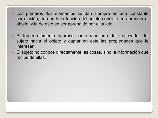 Estructura del conocimiento, elementos basicos del conocimiento | PPTX ...